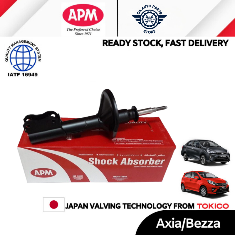 📌 APM Original 📌 Perodua AXIA BEZZA APM Shock Absorber (Front + Rear 4 ...