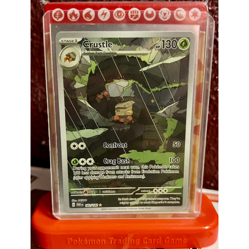 Pokemon TCG Crustle Illustration Rare [Paradox Rift] | Shopee Malaysia