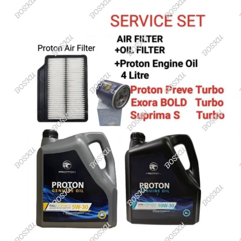 Proton Preve CFE Turbo Exora BOLD Turbo Suprima S Turbo (Air Filter ...