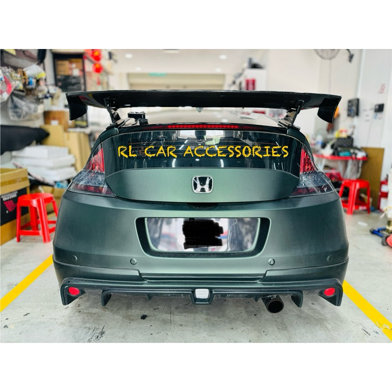 Honda CR-Z Crz JS racing rear boot trunk top GT spoiler wing lip zf1 ...