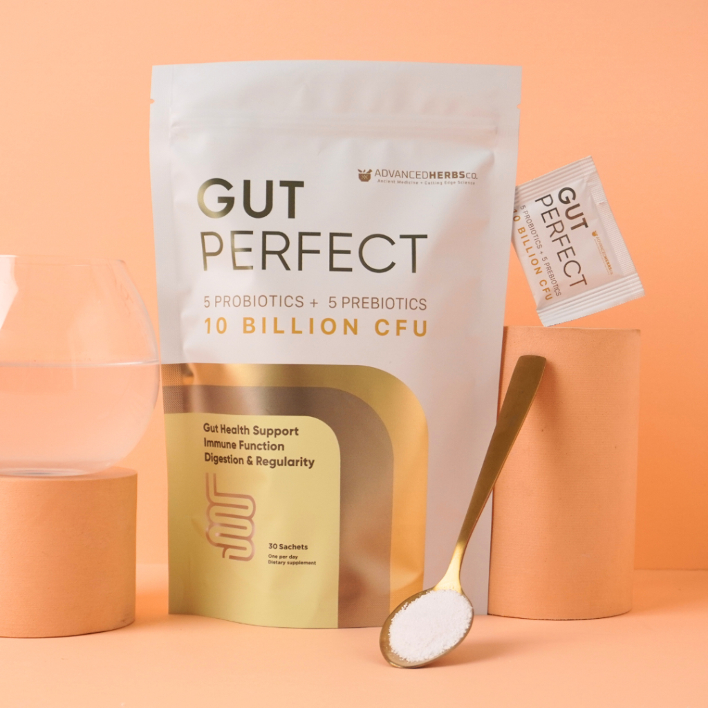 Gut Perfect Probiotic and Prebiotic 10 Billion CFU for women, men, and ...