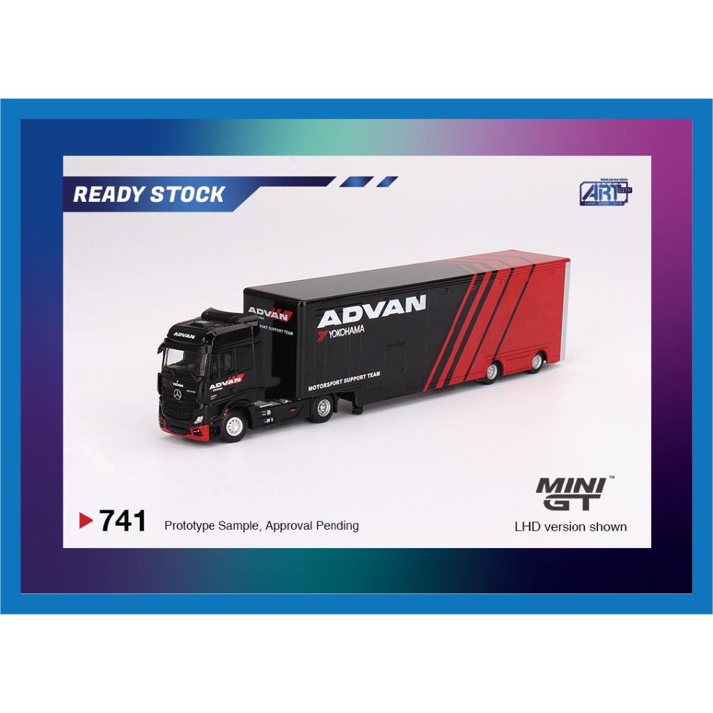 (READY STOCK) Mini GT - Advan Series - Mercedes Benz Actros with Racing ...