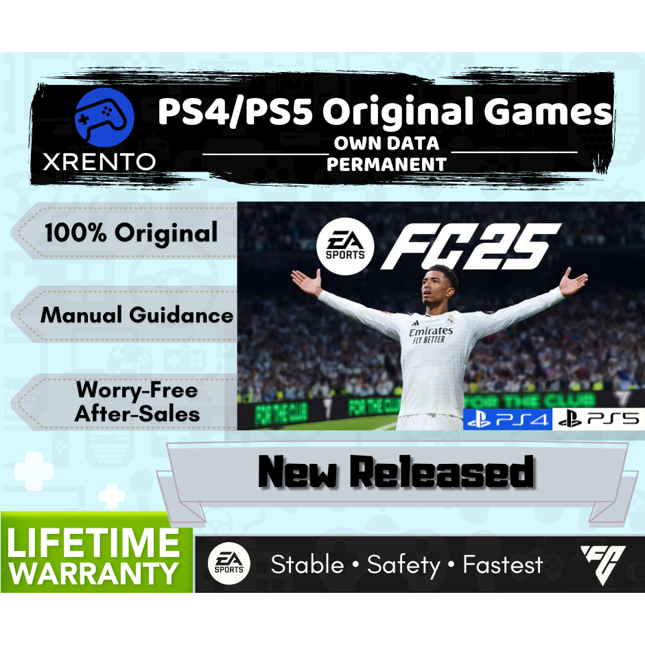 New⚡PS4/PS5⚡Play Station Store Games EA FC25 Football Multiplayers ...