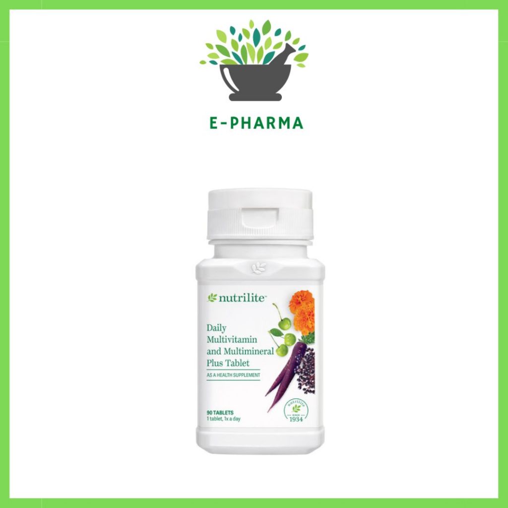 Nutrilite Daily Multivitamin and Multimineral Plus Tablet 90s | Shopee ...