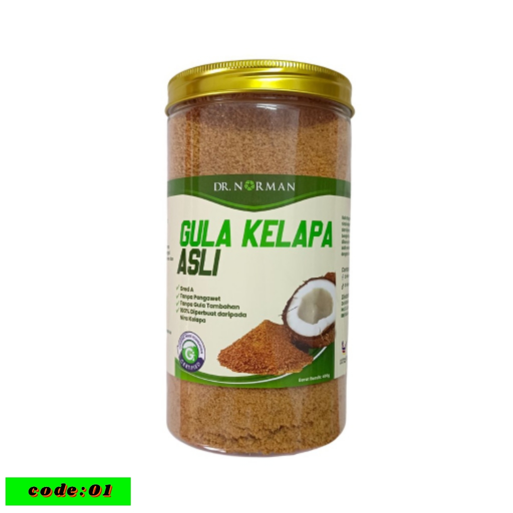 DR NORMAN Gula Kelapa Asli Organik 100% Original Tanpa Campuran ...