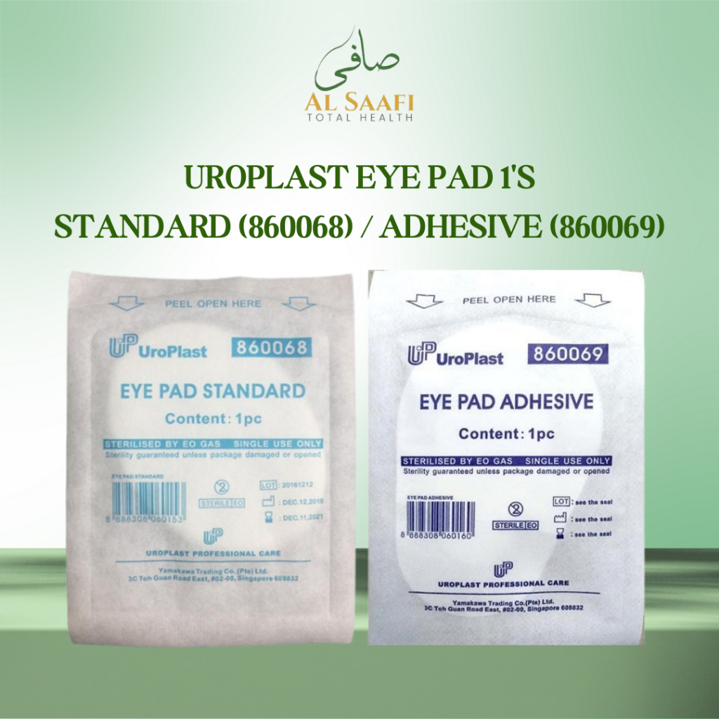 UROPLAST Eye Pad Standard(860068) & Eye Pad Adhesive (860069) - 1's ...