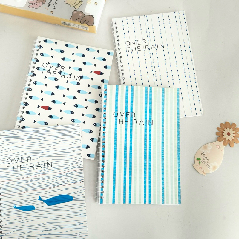 A5 Wire O Notebook thin journal diary notes Student Notebook Children ...