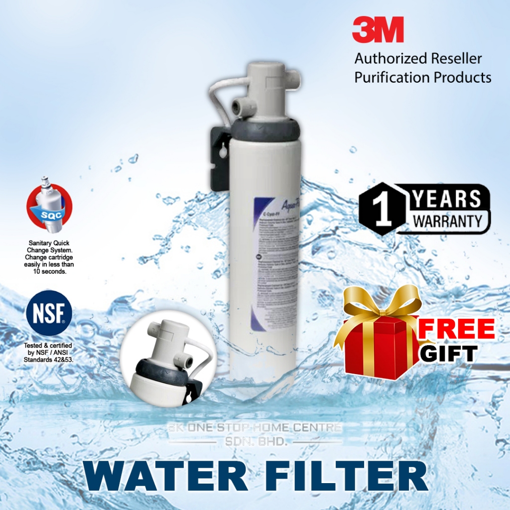 3M Aqua Pure AP Easy Cyst FF Indoor Water Filter for Food Preparation ...