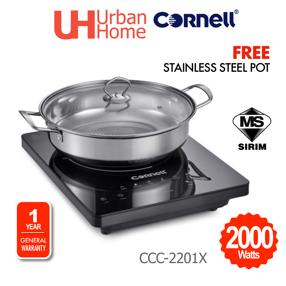 Cornell Ceramic Multi Functions Cooker ( 2000w ) CCC-2201X | Shopee ...