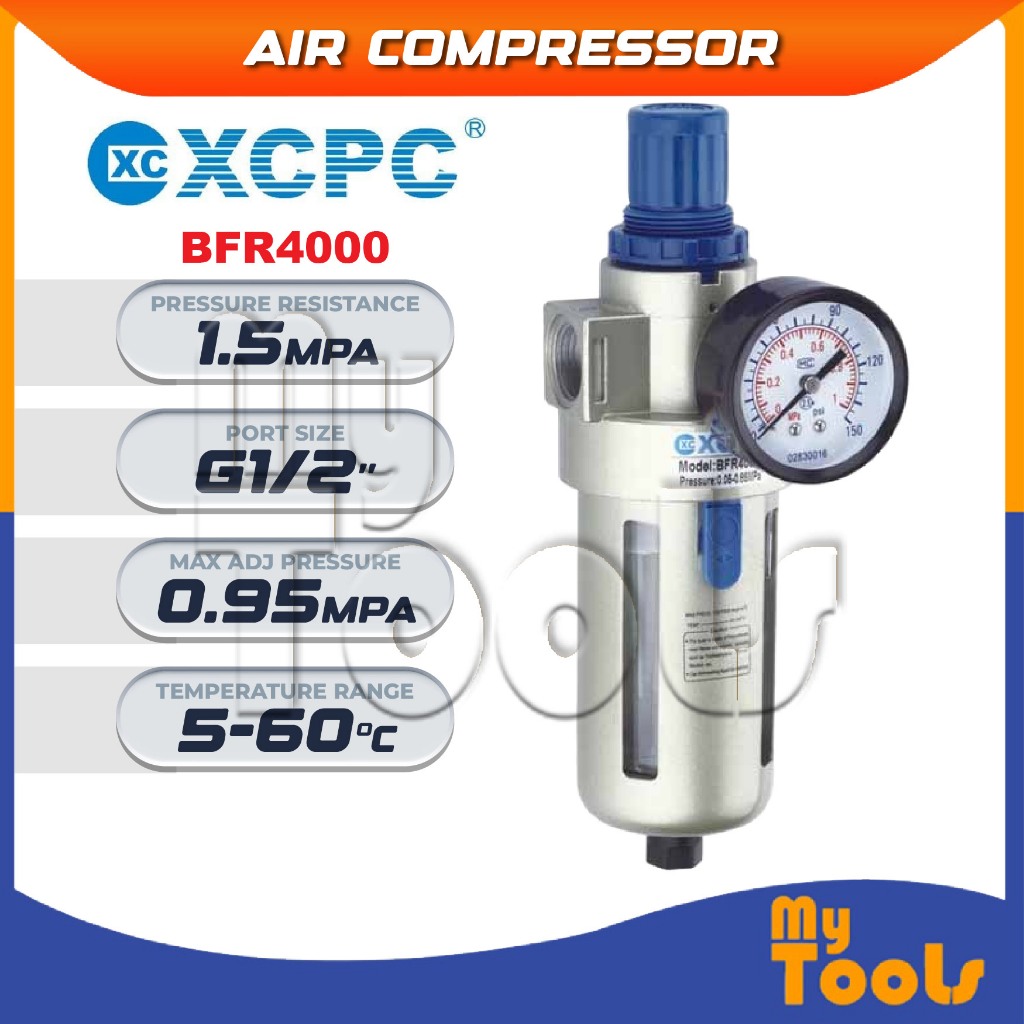 XCPC BFR4000 Pneumatic Air Control Unit Compressor Pressure Regulator ...