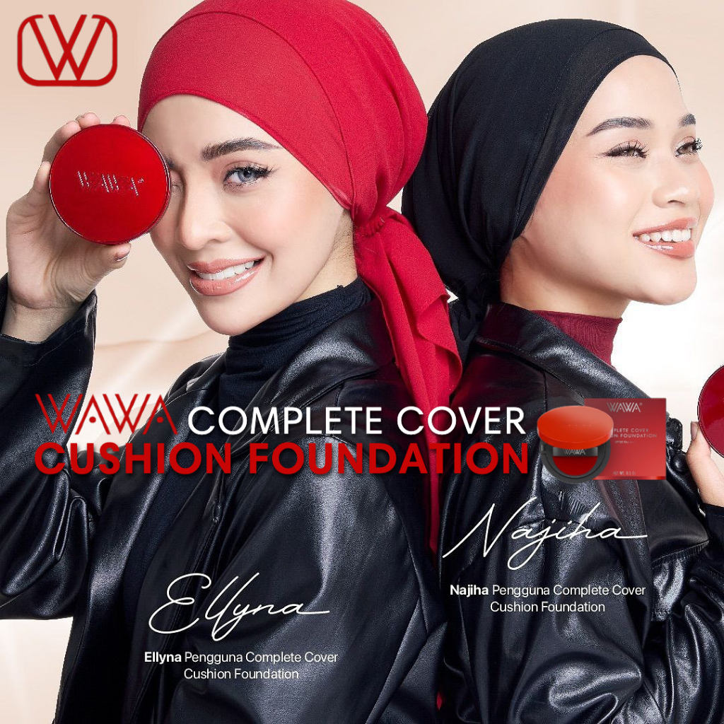 Wawa Cushion Foundation / Wawa Zainal Complete Cover Matte High Full Coverage Lightweight ...