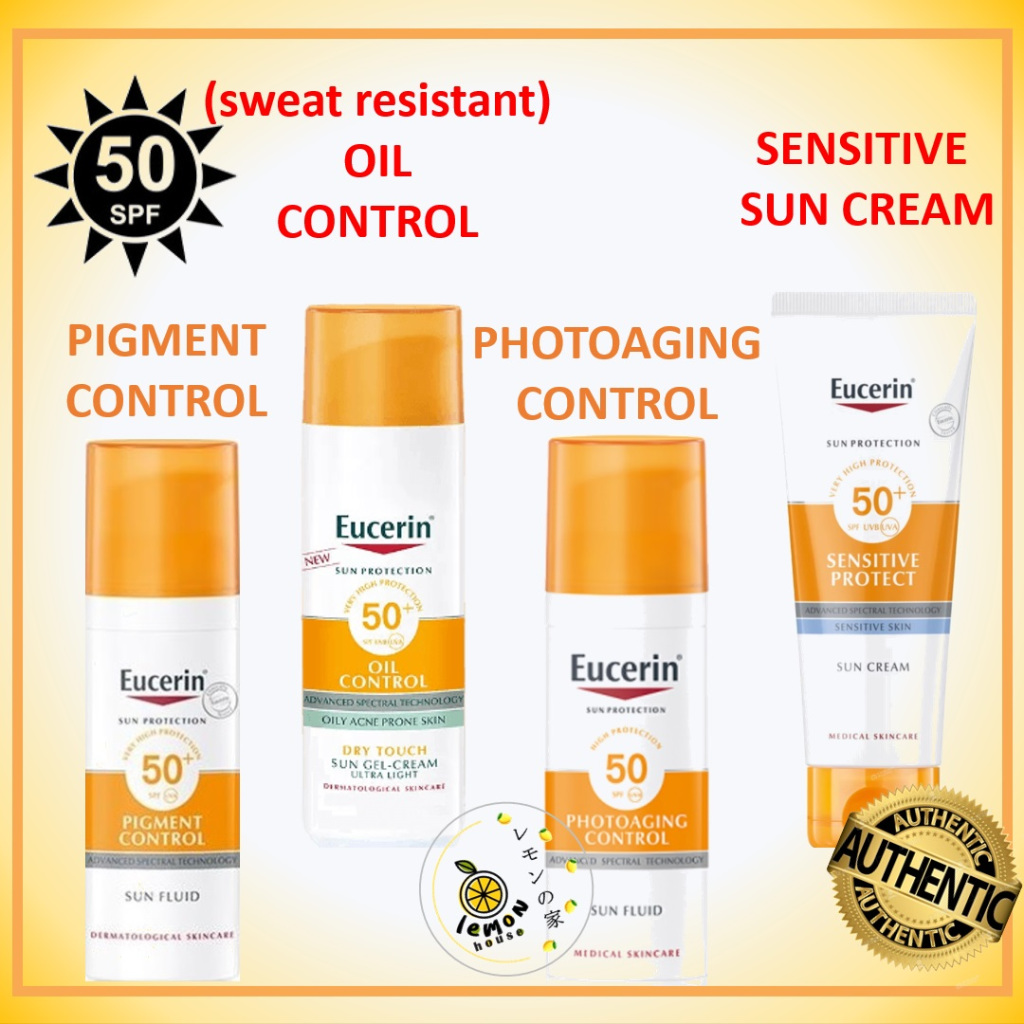 Eucerin Sensitive Protect /Oil/ Pigment/ Photoaging Control SPF50+ 50ml ...