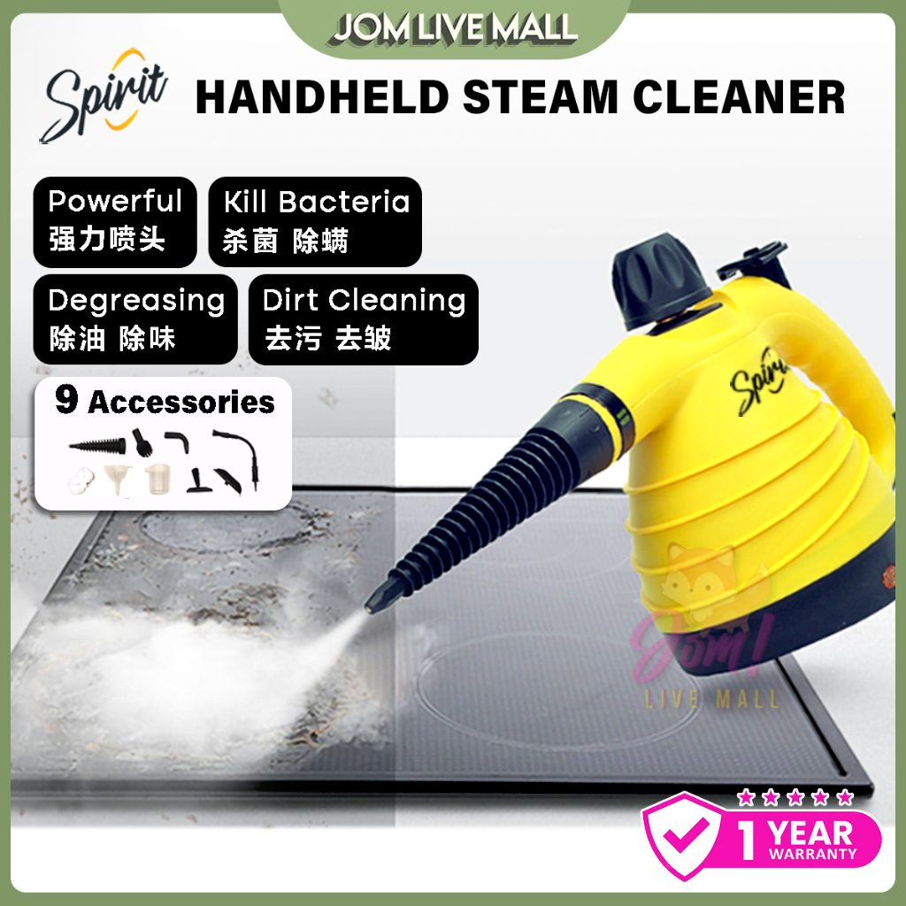 SPIRIT Steam Cleaner High Pressure Machine 1050W Electric Steamer ...