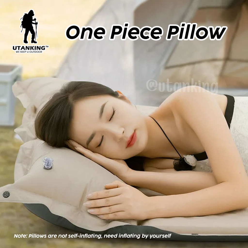 UtanKing™ Fast Auto Inflatable Mattress Single Double Sleeping Camping ...