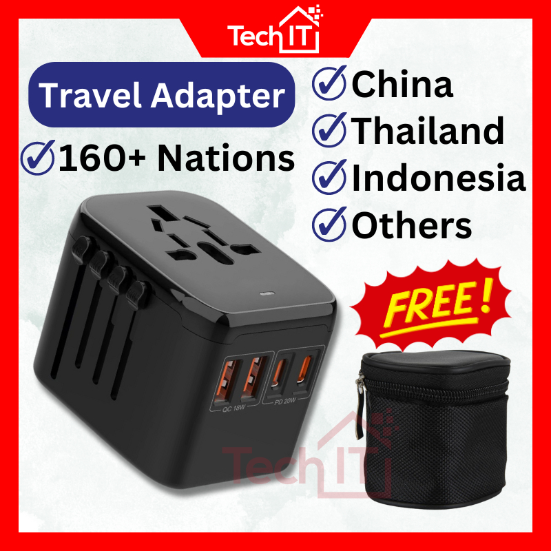 Universal Adapter Travel Adapter International China Plug Adapter ...