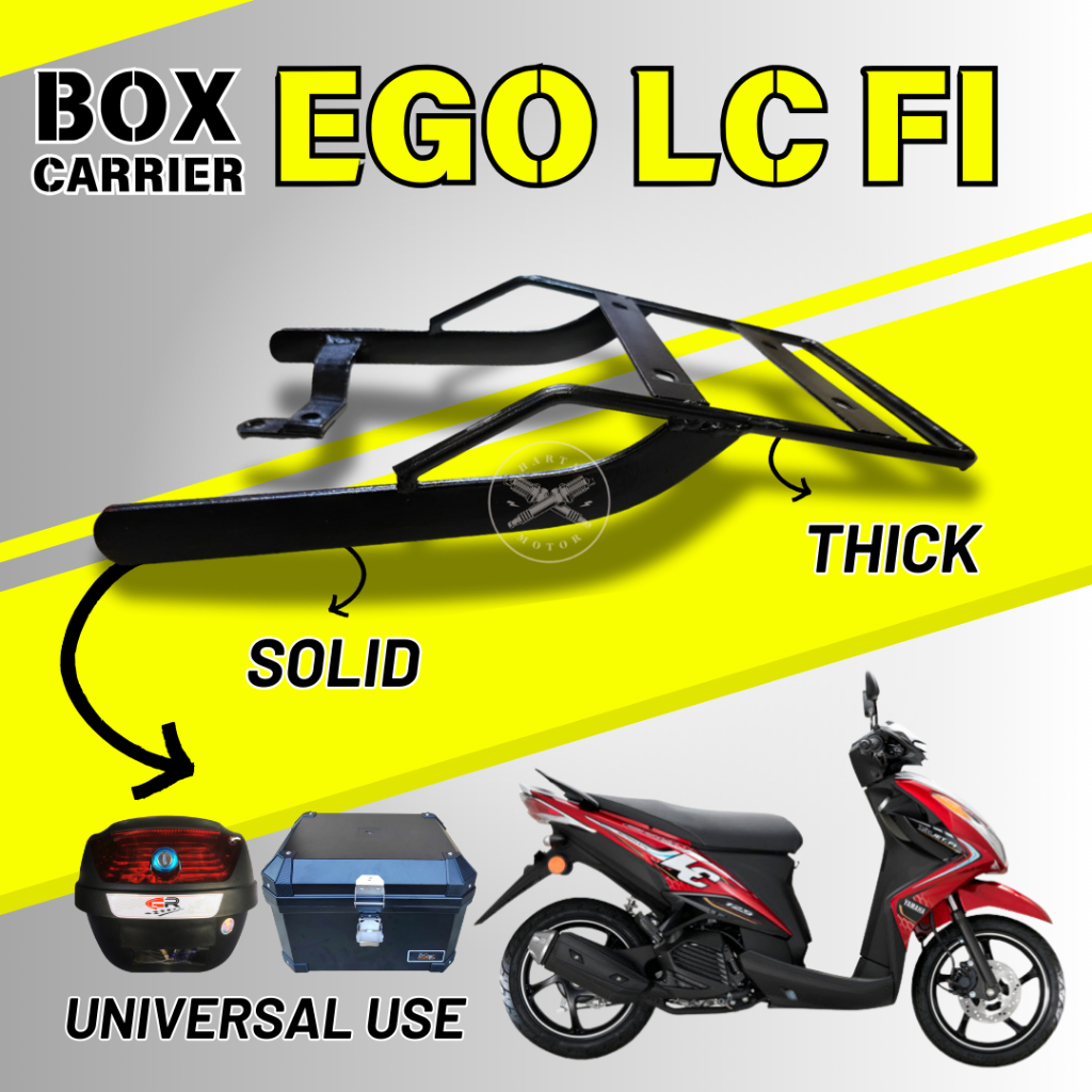 YAMAHA EGO LC FI REAR BOX MONORACK BOX CARRIER BRACKET KAKI HEAVY DUTY ...