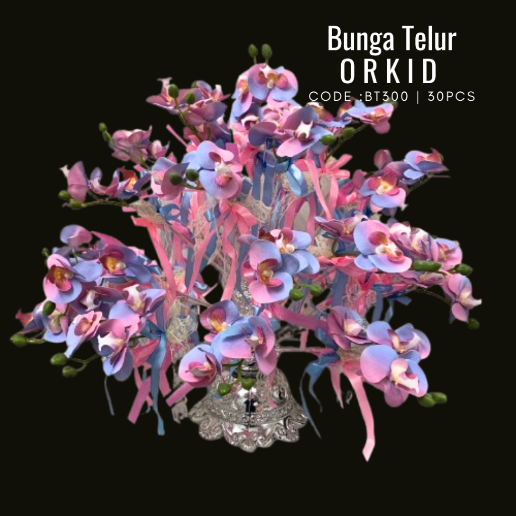 Bunga Telur ORKID | Bunga Pahar Pelamin | Majlis Akikah | Khatam Quran ...