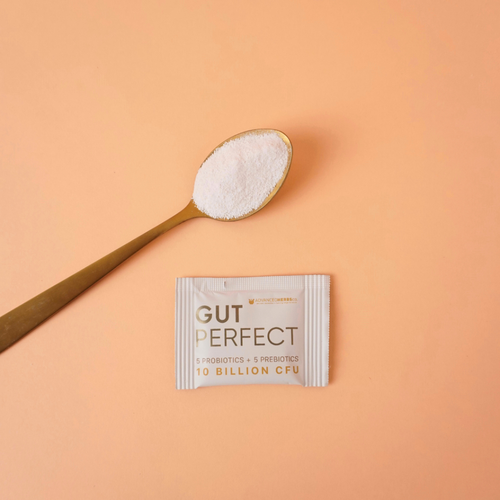 Gut Perfect Probiotic and Prebiotic (ONE) / Single Sachet 10 Billion ...