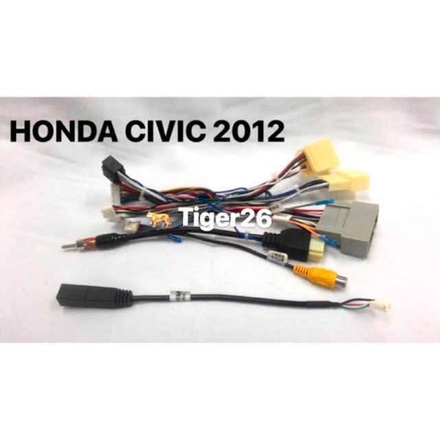 ANDROID PLAYER SOCKET HONDA CIVIC FB 2012 2013 2014 2015 2016 CABLE ...