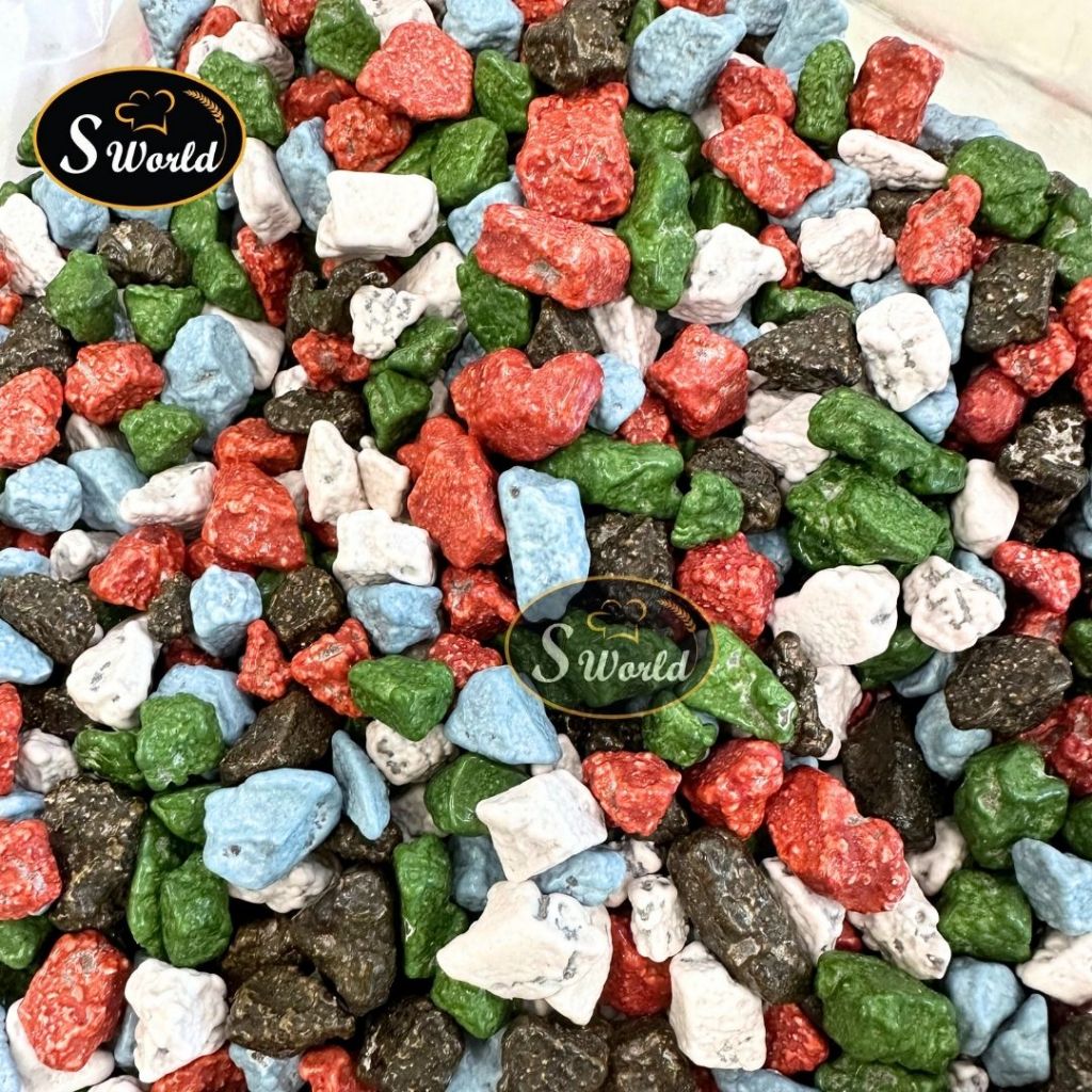 [READY STOCK] 100g / 400g Edible Stone Chocolate Viral /Coklat Batu ...