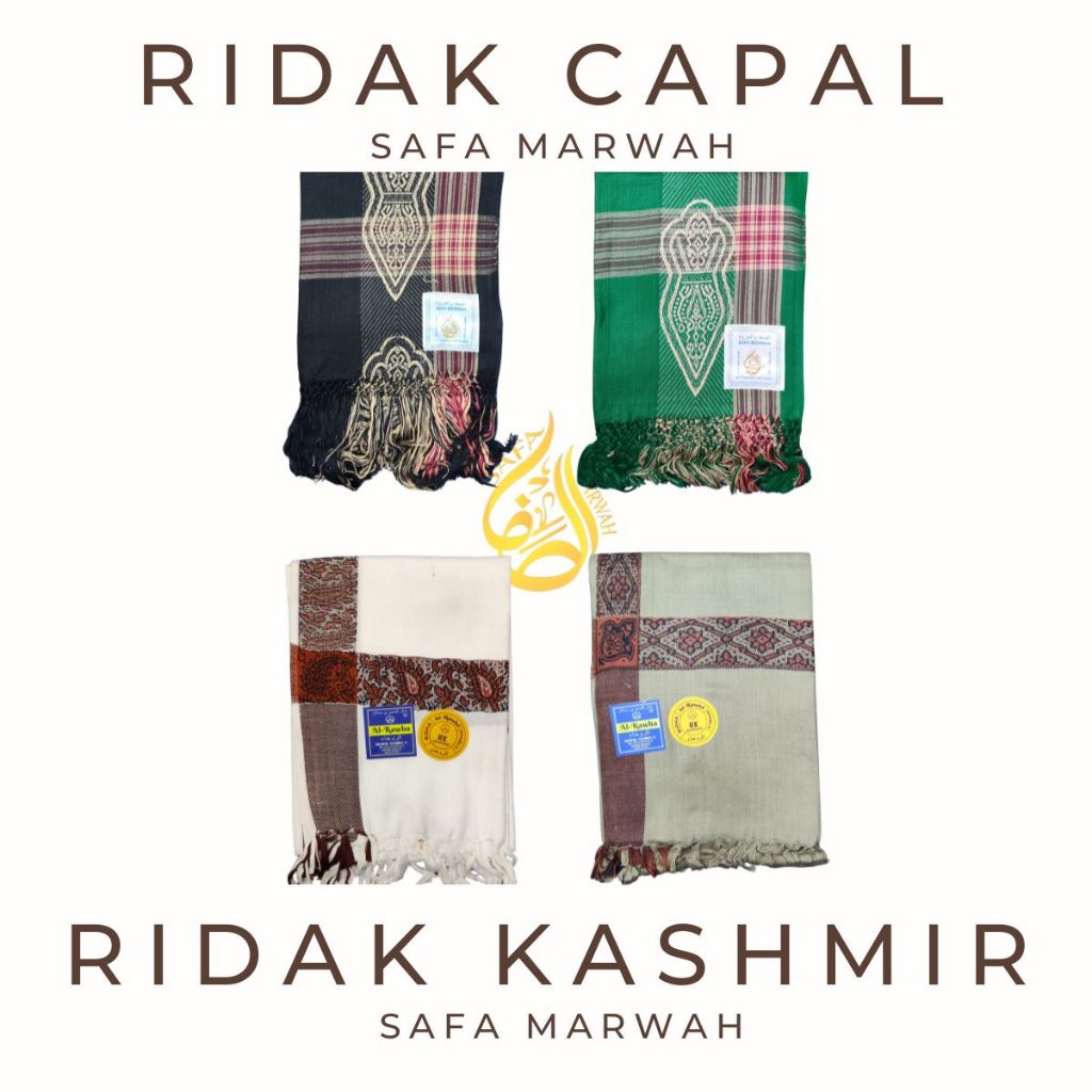 Ridak Capal Safa Marwah Dan Ridak Kashmir Berkualiti Tinggi Kain Lembut ...
