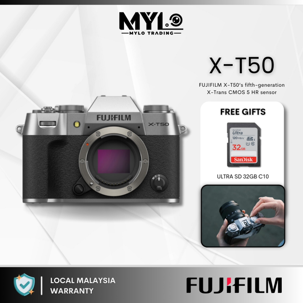 (READY STOCK) - Fujifilm XT50 | X-T50 Body | 15-45mm f/3.5-5.6 Lens ...
