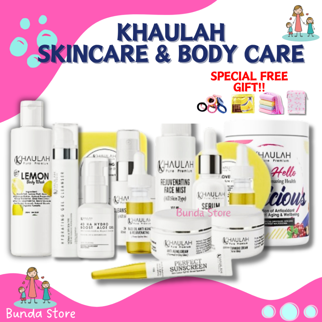 KHAULAH SKINCARE | SET PENJAGAAN MUKA KHAULAH PURE PREMIUM | GEL ...