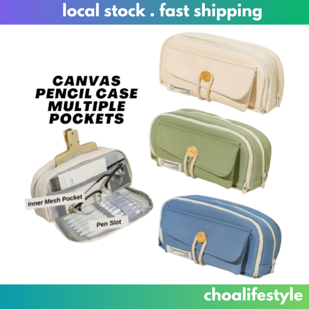 Creative Pencil Case Korean Style Pencil Box Aesthetic Barang Sekolah ...