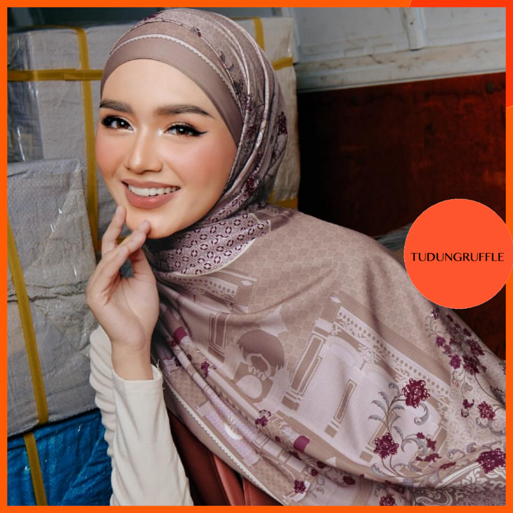 TUDUNG RUFFLE SHAWL PRINT COLLECTION by Tudung Ruffle | AG | Shopee ...