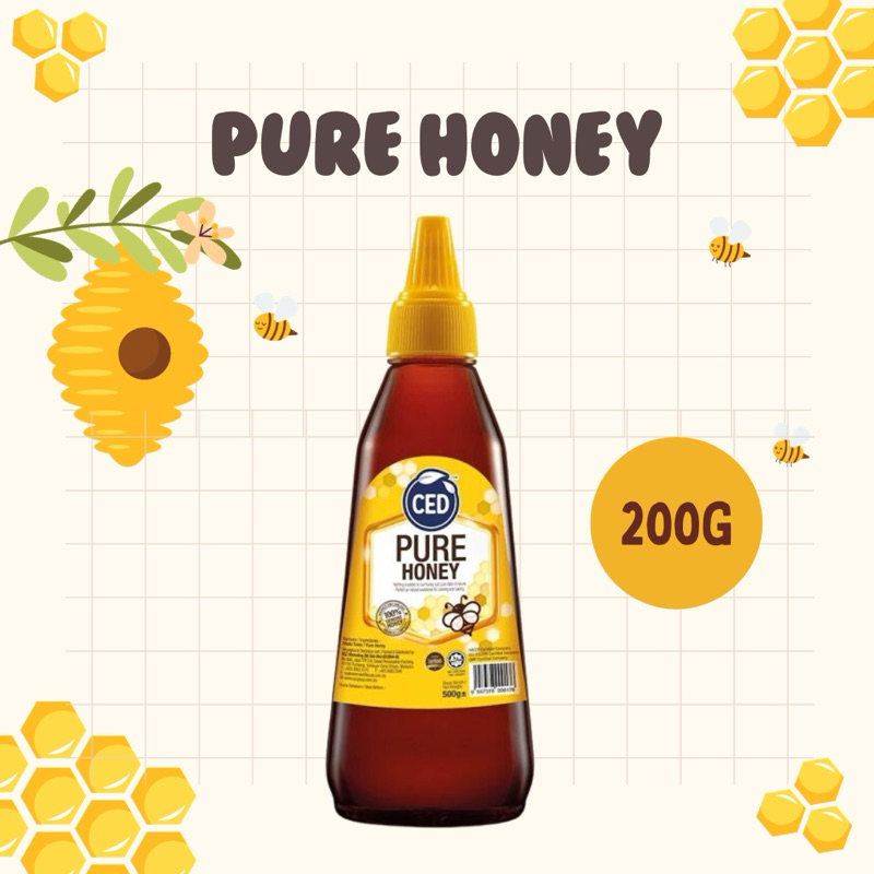 CED Pure Honey 200g - Madu Tulen - No 1 Honey Brand Malaysia | Shopee Malaysia