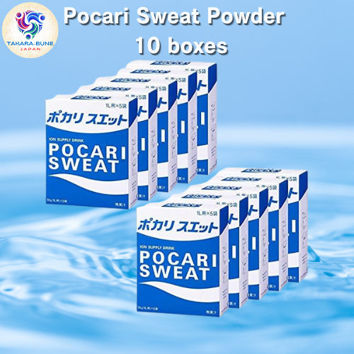 Pocari Sweat Pocari Powder (74g) for 1L x 50 bags (5 bags per box x 10 ...