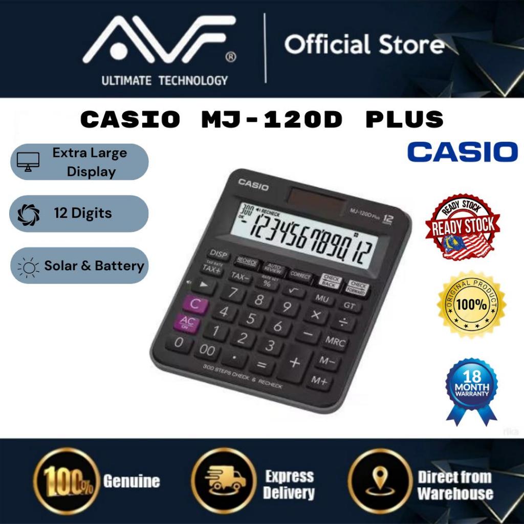 CASIO MJ-120D PLUS CALCULATOR (100% ORIGINAL ) | Shopee Malaysia