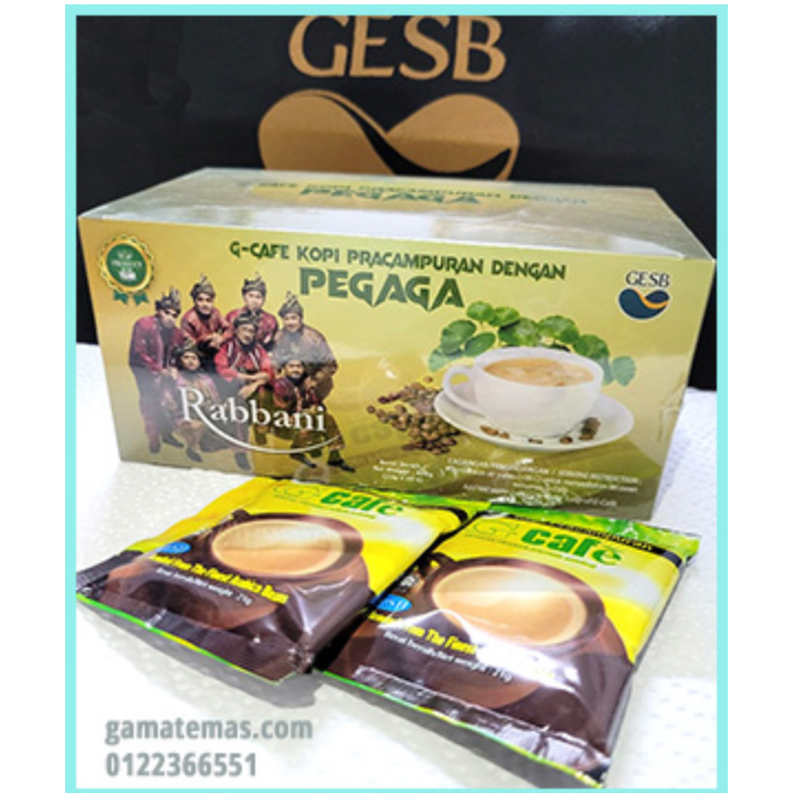 Coffee Gamat Emas G Cafe Kopi Pegaga Ubi Jaga | Shopee Malaysia