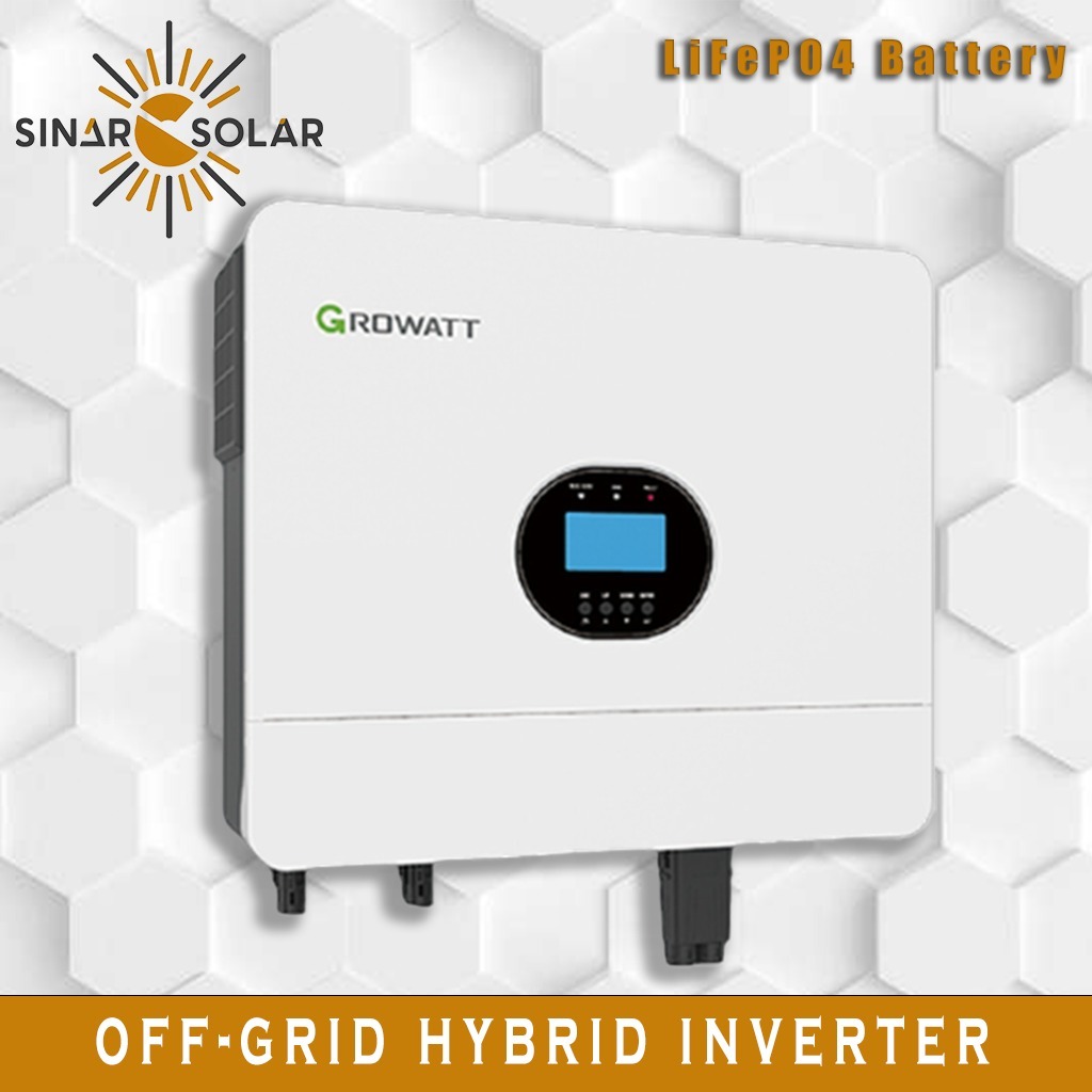 Growatt SPF 6000ES PLUS/OFF-GRID 1-Phase inverter/GROWATT SPF6000ES/INVERTER HYBRID/SOLAR SYSTEM ...