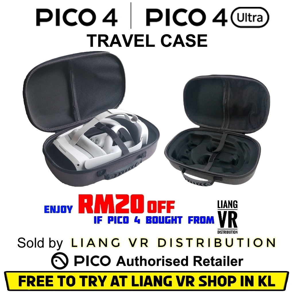 PICO 4 / PICO 4 Ultra Travel Case Carrying Bag Premium Quality | Shopee ...