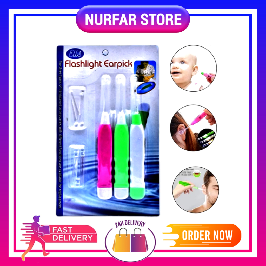 Ear Pick with Light (Pengorek Telinga Berlampu) | Shopee Malaysia