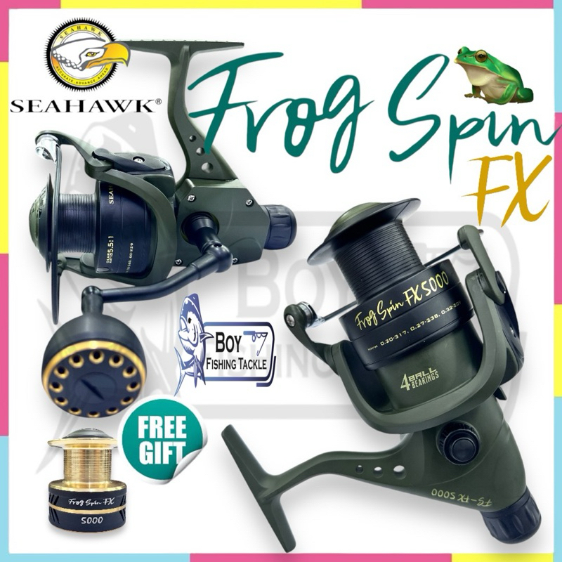 2024 SEAHAWK FROG SPIN FX MESIN KATAK FROG REEL 2000 3000 4000 5000 ...