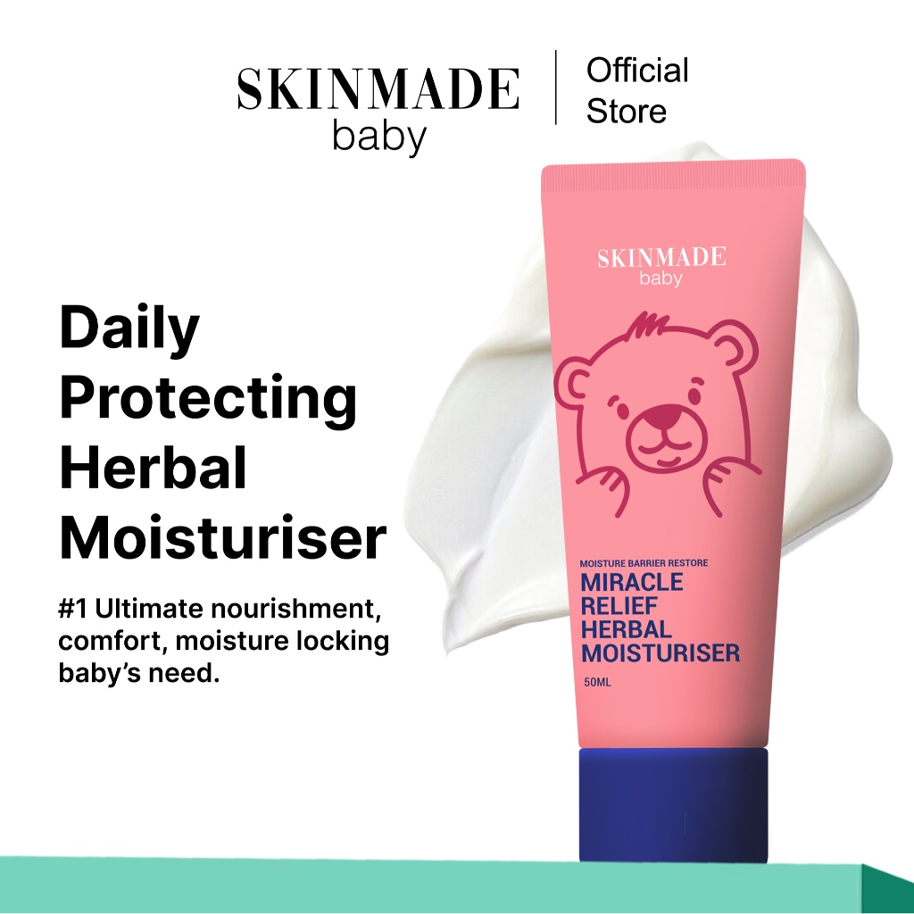 SKINMADE BABY Miracle Relief Herbal Moisturiser Baby Moisture Barrier ...