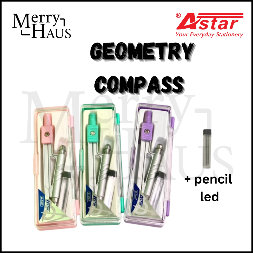 Astar Geomtry Compass (with Mechanical Pencil 0.5mm) | Shopee Malaysia