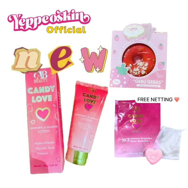 AB Beauty Lotion Candy Love Sabun Omputeh Shaniena Viral Whitening ...