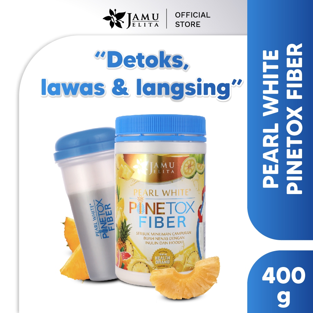 JAMU JELITA PEARL WHITE PINETOX FIBER - Detoks, Lawas & Langsing ...