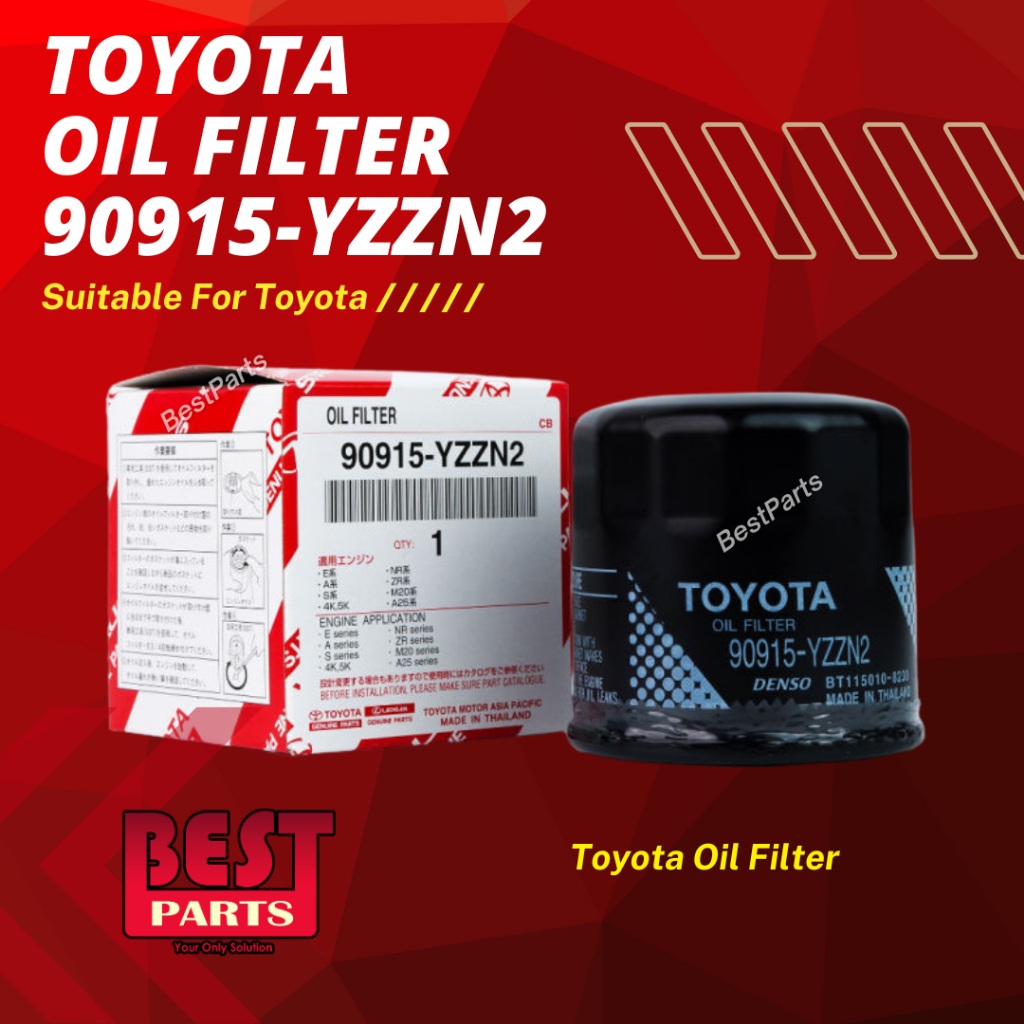 Original Oil Filter Toyota Vios Altis Avanza Wish Yaris Corolla Rush ...