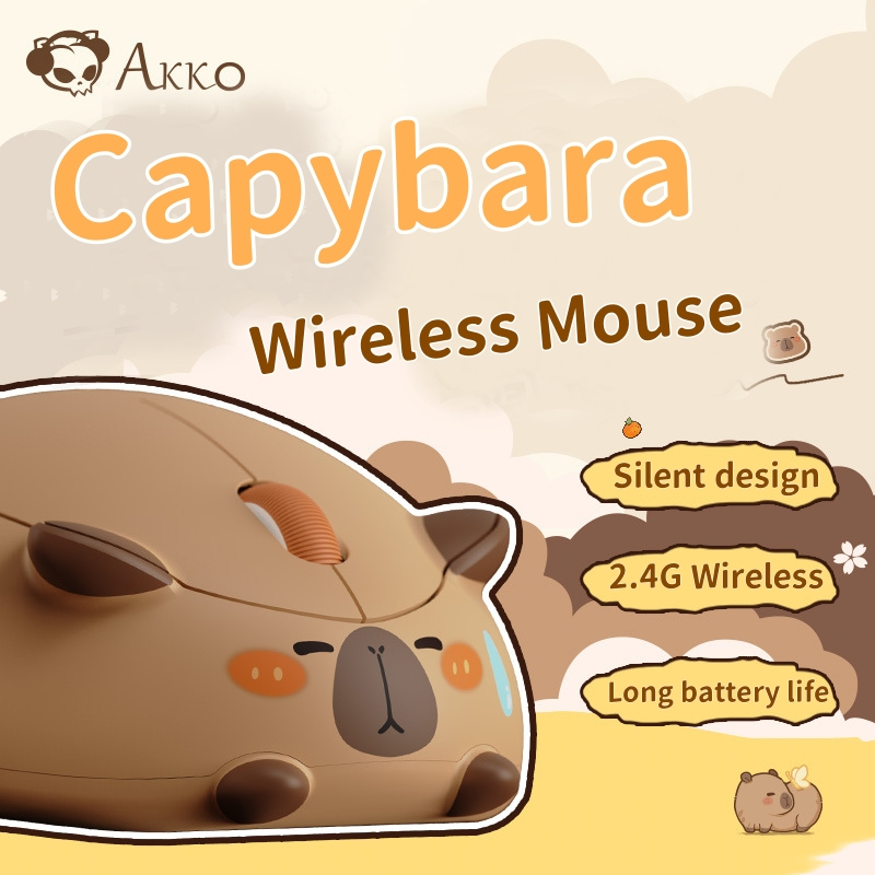 Akko Capybara 2.4GHz Wireless Mouse | Shopee Malaysia