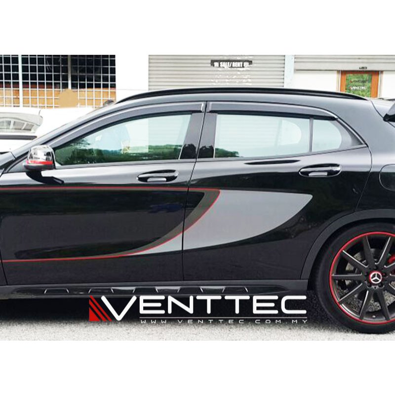 Mercedes GLA Class ( X156 ) 2014 2015 2016 2017 2018 2019 2020 High Quality Venttec Door Visor ...