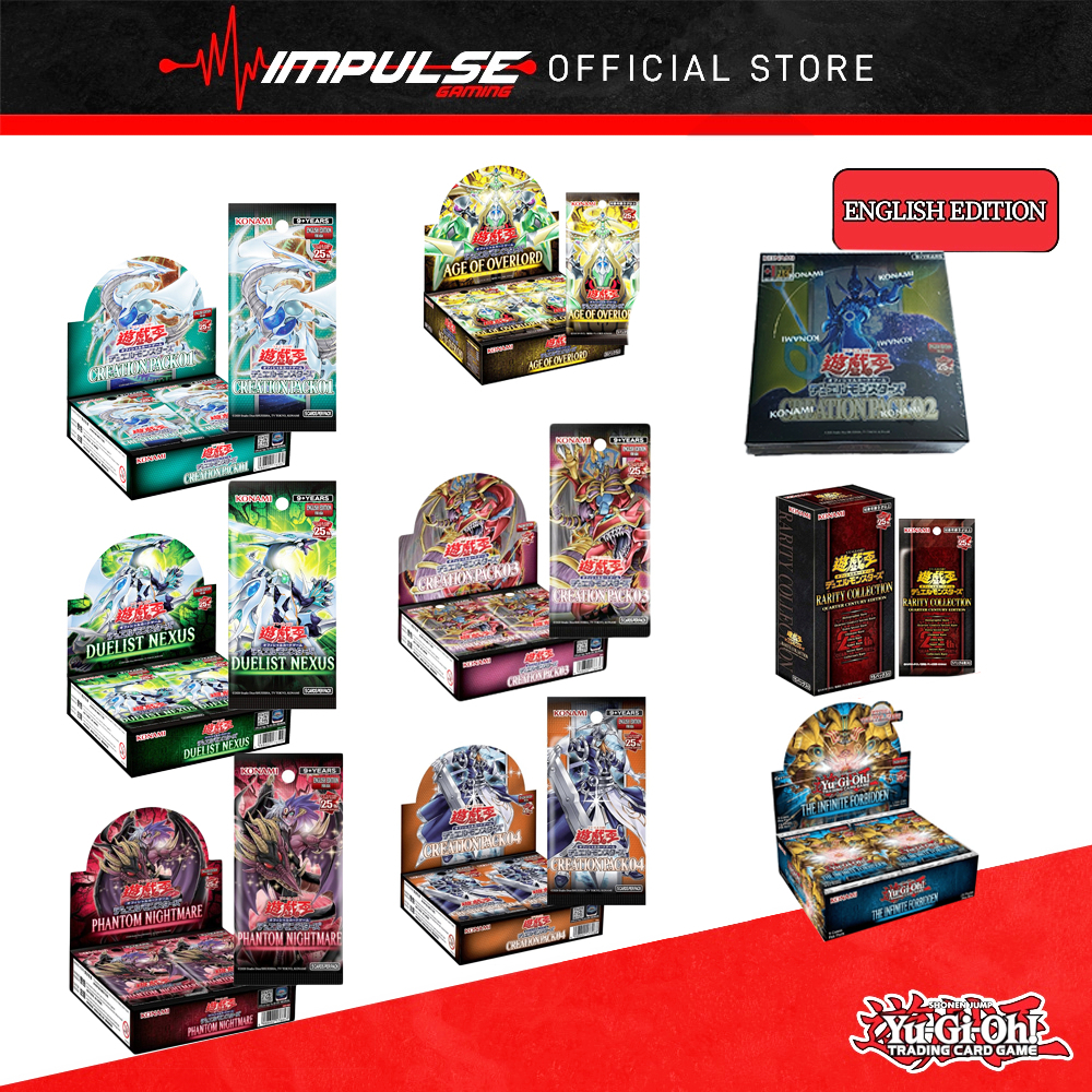 Yu-Gi-Oh Ocg | Yugioh Tcg Booster Box: Creation Pack & Quarter Century & Legacy Of Destruction ...