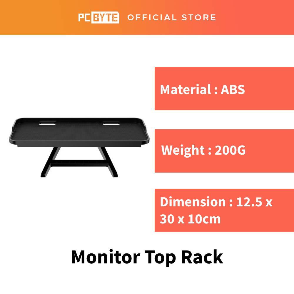 Monitor Top Rack, Put the set-top box rack on the TV top of the display ...