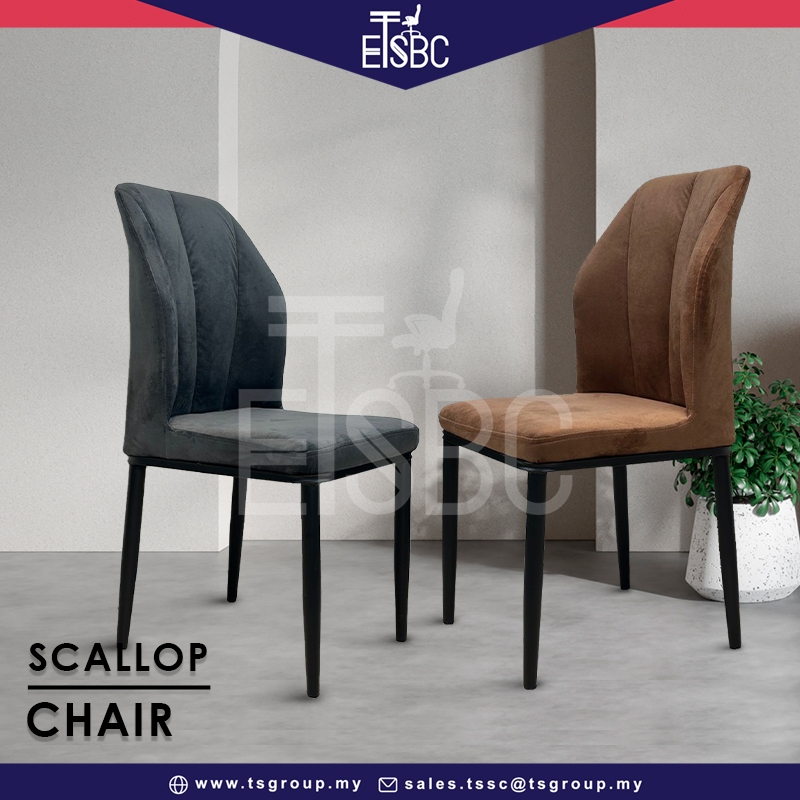ETSBC Kerusi Moden SCALLOP | Shopee Malaysia