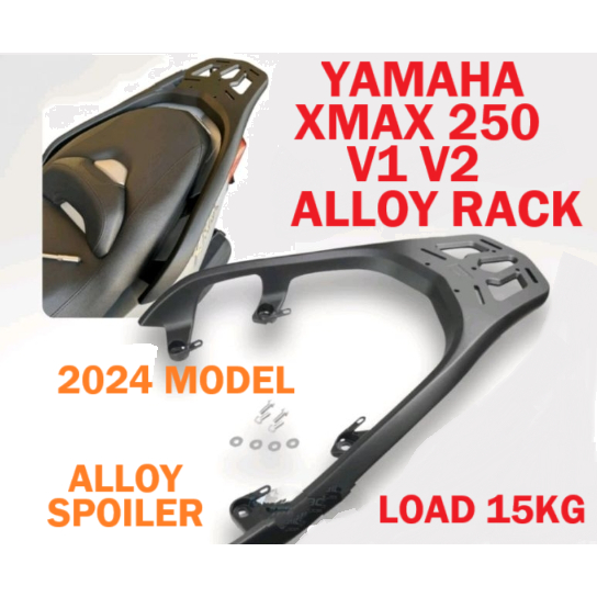 YAMAHA XMAX XMAX250 V1 V2 ALLOY MONORACK HEAVY DUTY RACK FOR TOP BOX ...