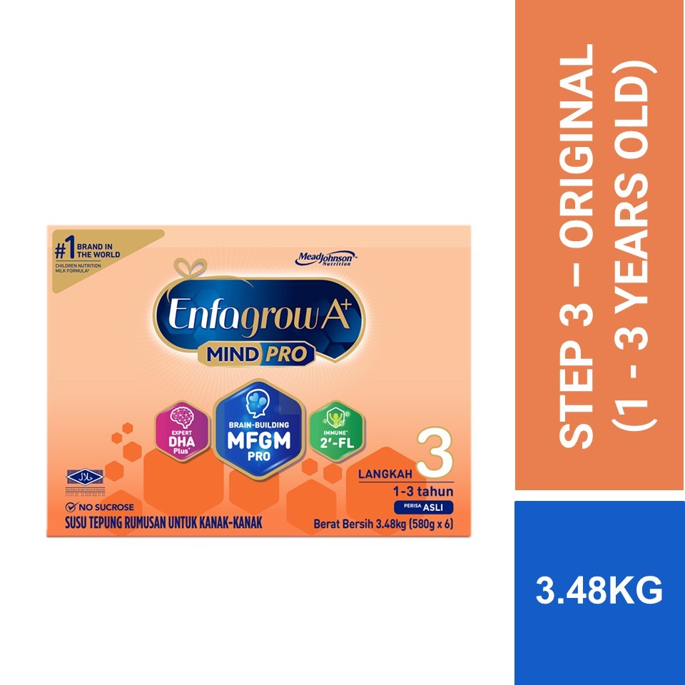 Enfagrow A+ Step 3 - Original Susu Milk Formula Powder (3.48kg ...