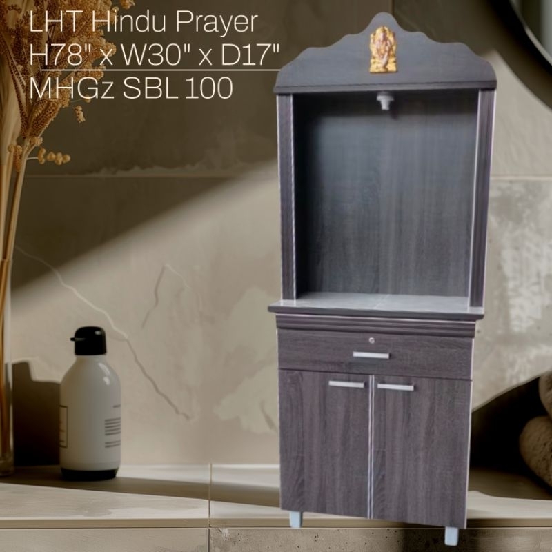 Siap Pasang Lampu Promotion LHT 8707 Indian Altar Prayers Cabinet ...